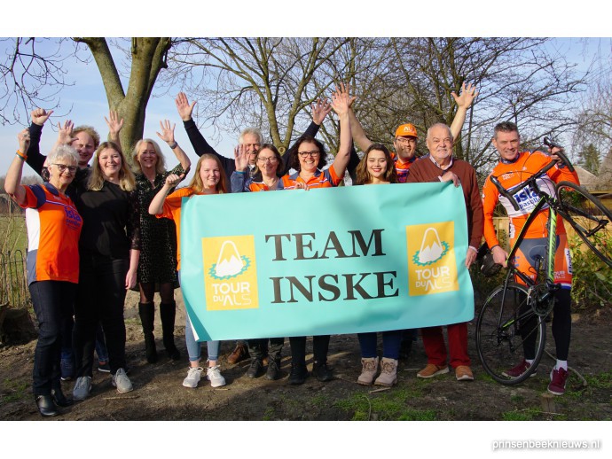 Bijna 12.000 euro Team Inske Tour du ALS | Prinsenbeeknieuws