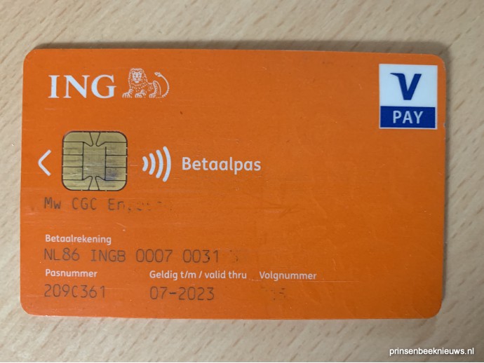 ING-pasje gevonden in Rabo-automaat | Prinsenbeeknieuws
