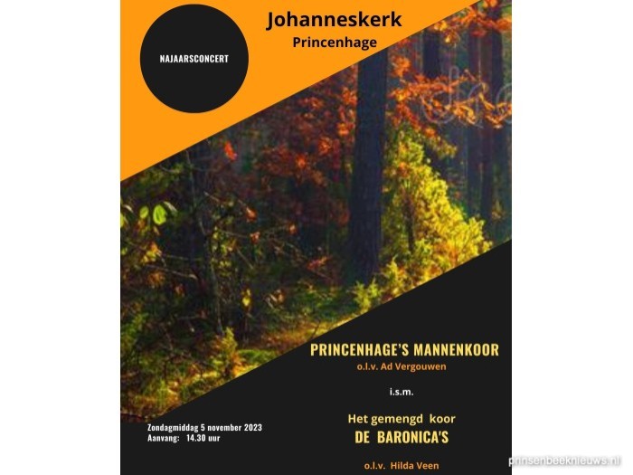 Najaarsconcert Princenhage’s Mannenkoor | Prinsenbeeknieuws