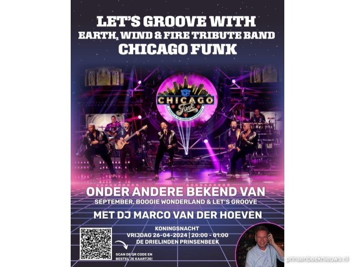 Koningsnacht DDL met The Chicago Funk | Prinsenbeeknieuws