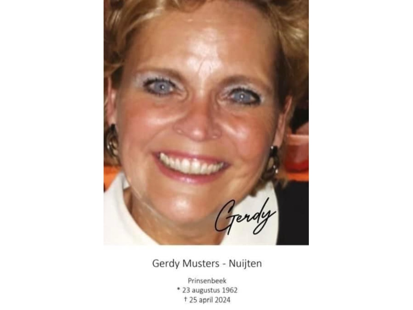 Gerdy Musters - Nuijten | Prinsenbeeknieuws