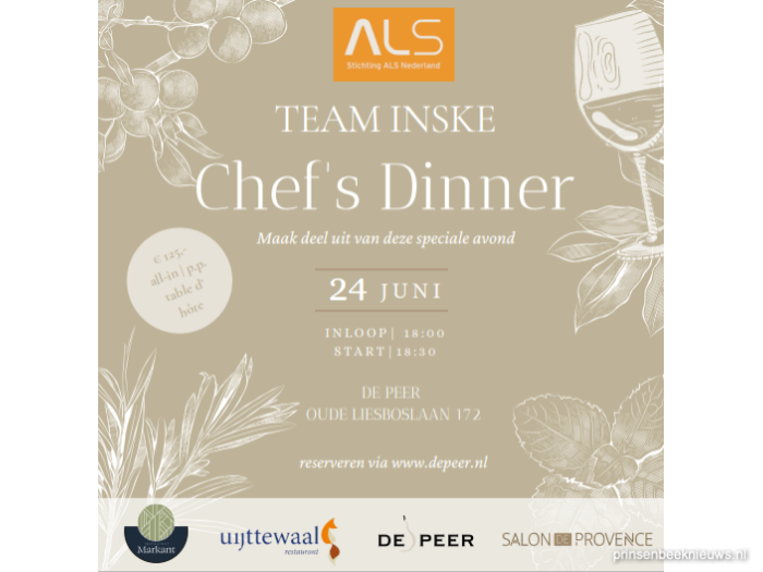 Chef’s Dinner voor Team Inske | Prinsenbeeknieuws